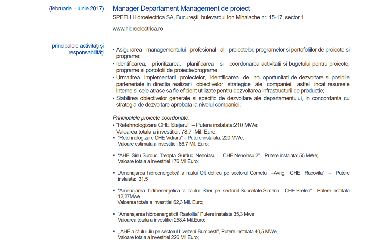 Cine e noul fost director general la Hidroelectrica: persoană cu ...